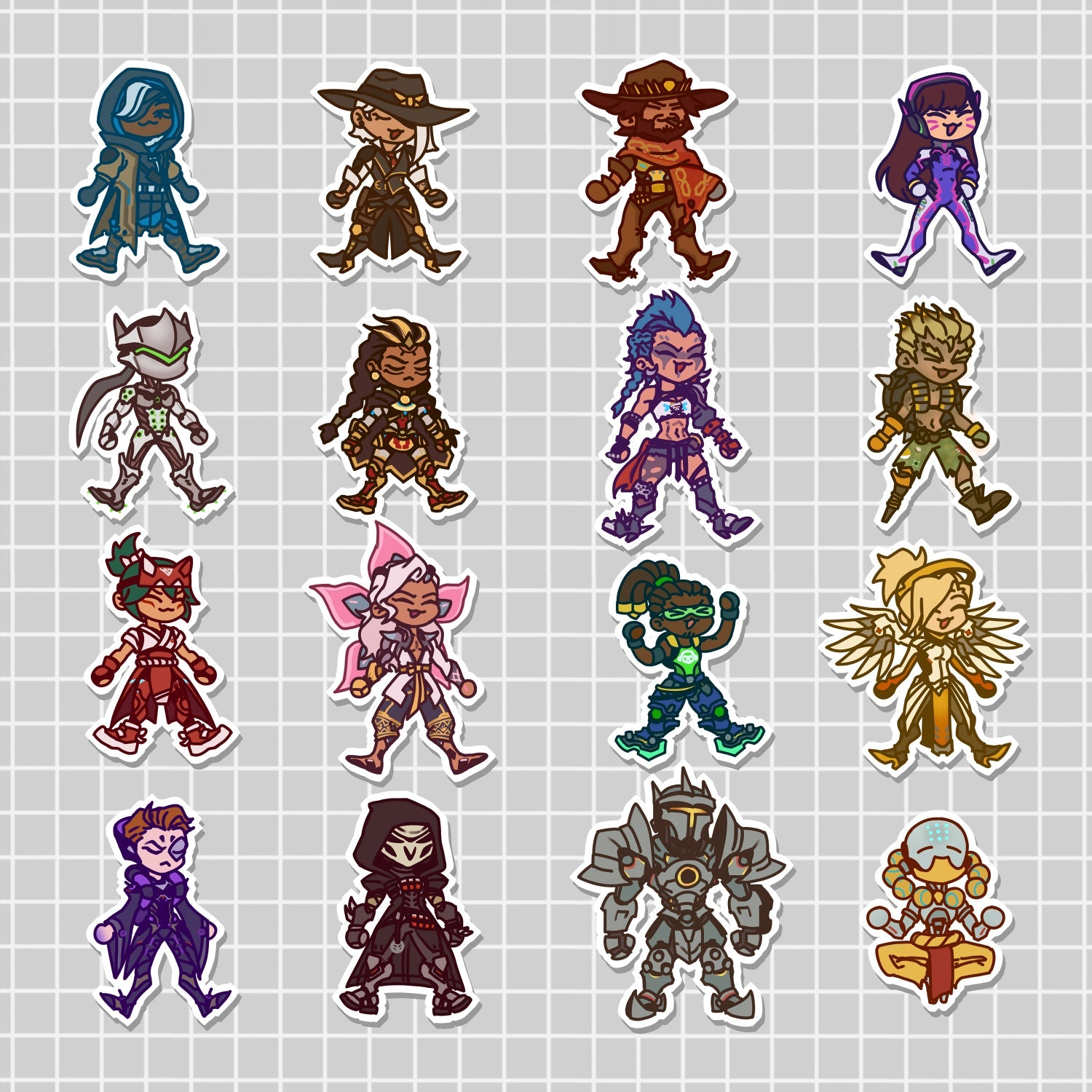 2.5" OVERWATCH BLOB STICKERS – ryonello