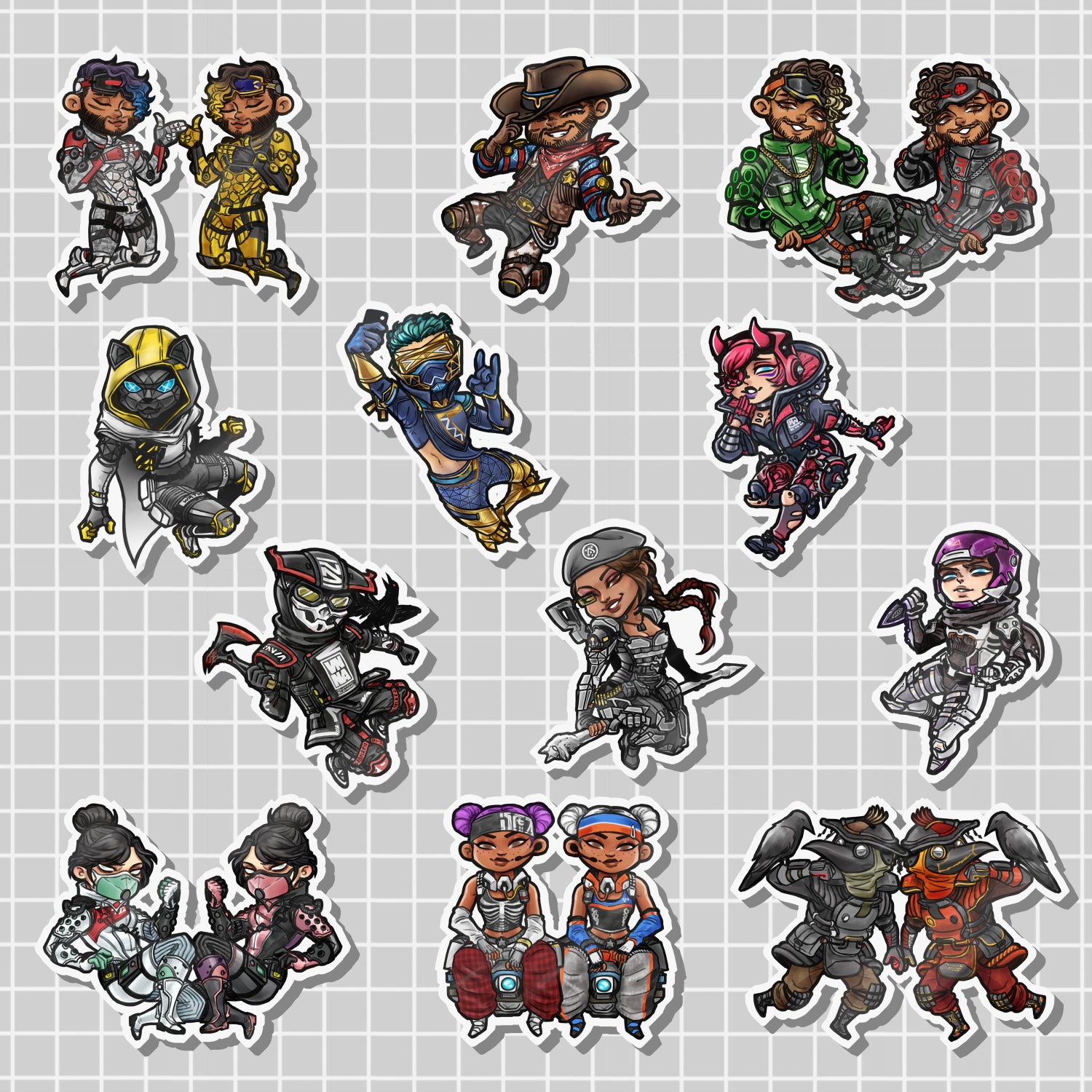 APEX LEGENDS LEGENDARY SKIN CHARMS [CLEARANCE] – ryonello