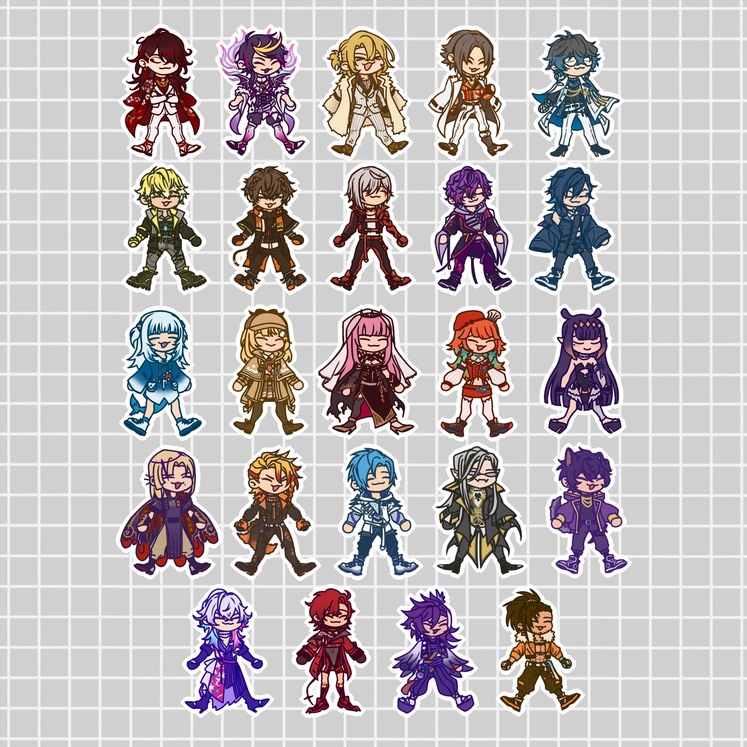 2.5" VTUBER STICKERS – ryonello